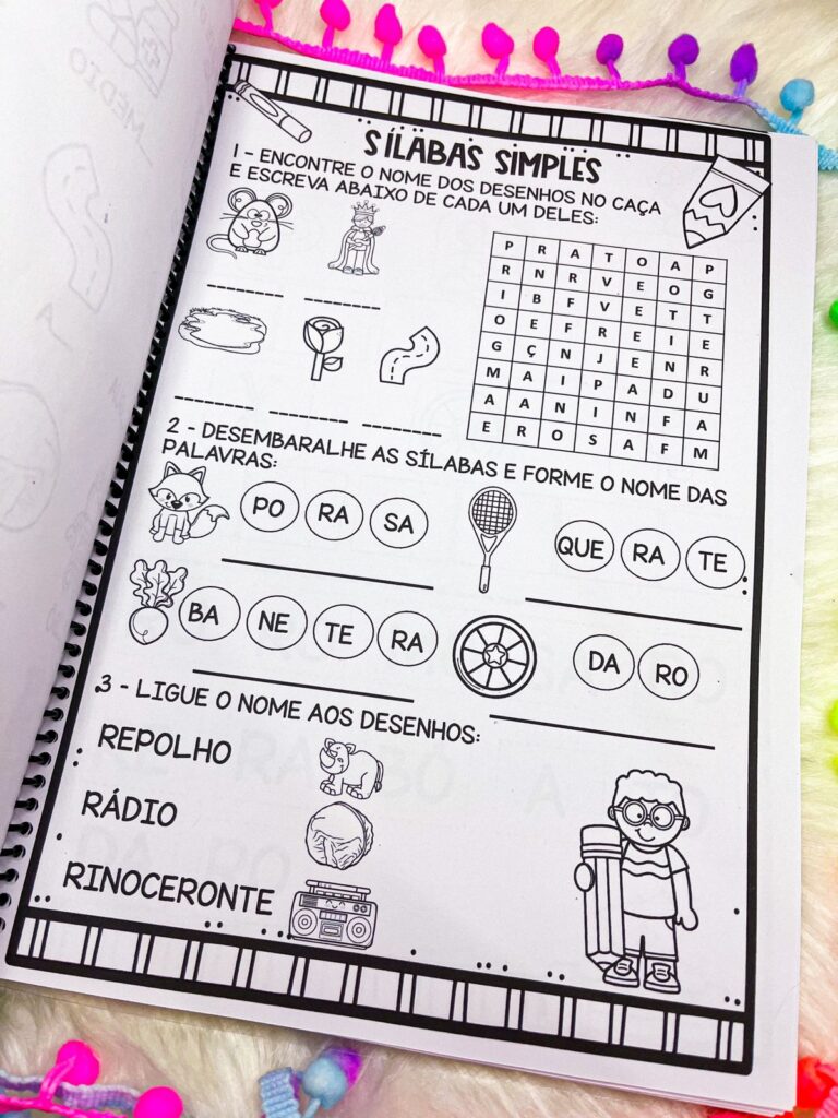 Apostila sílabas simples – Professora Nayarah