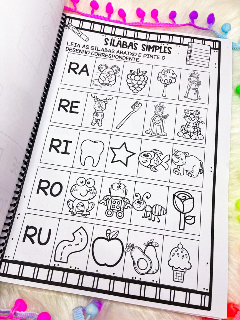 Apostila sílabas simples – Professora Nayarah