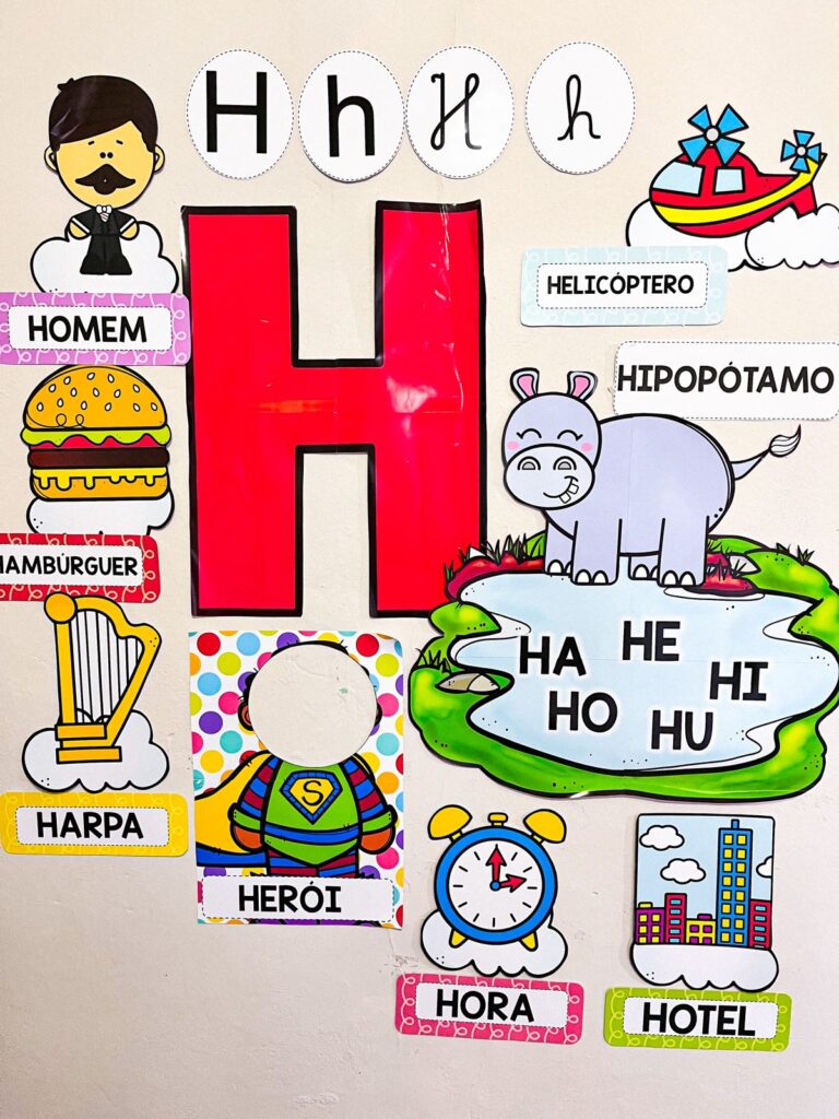 Kit letras – letra H – Professora Nayarah