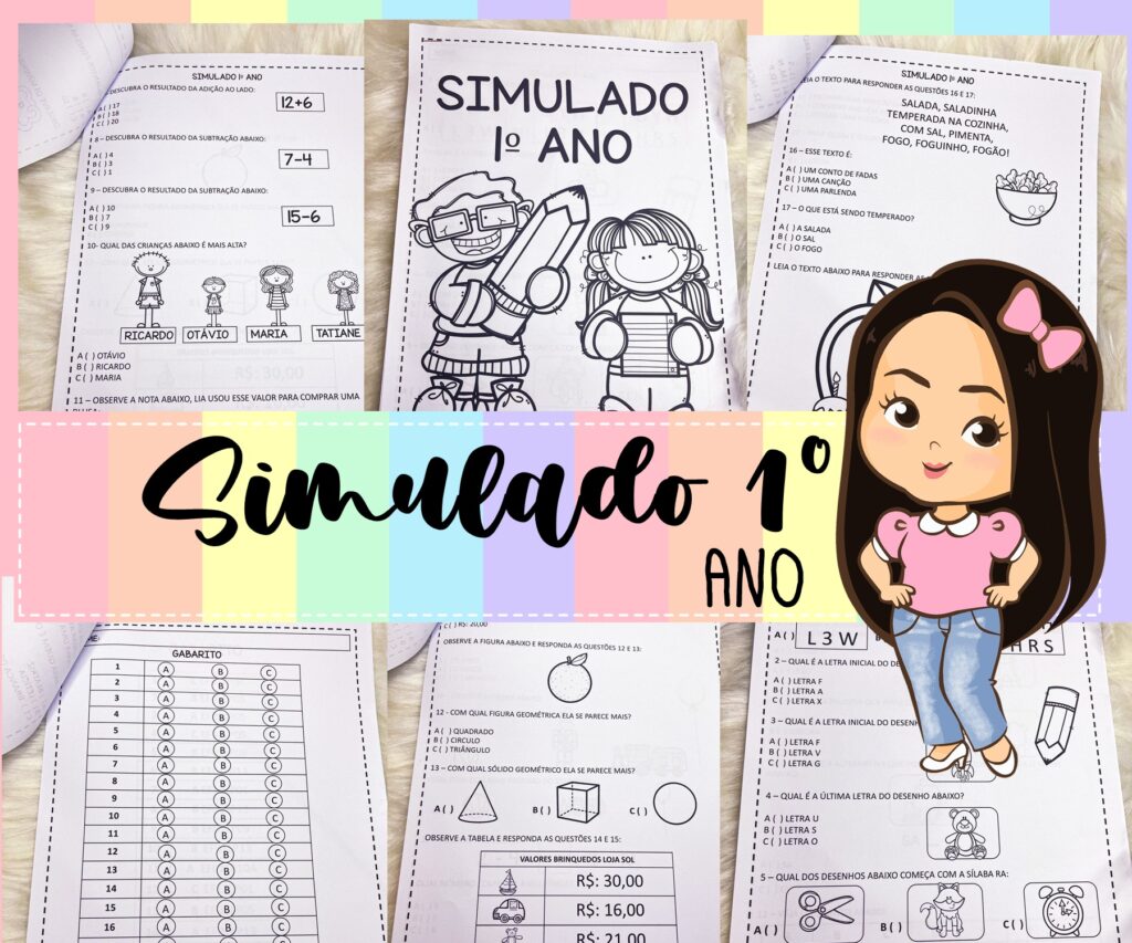 Simulado 1º ano – Professora Nayarah