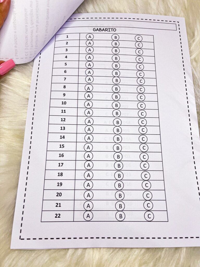 Simulado 3º ano – Professora Nayarah