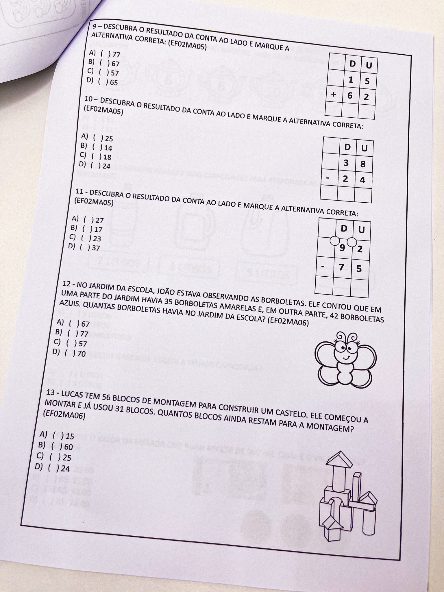 Simulado 2º ano 2024 – com gabarito. – Professora Nayarah