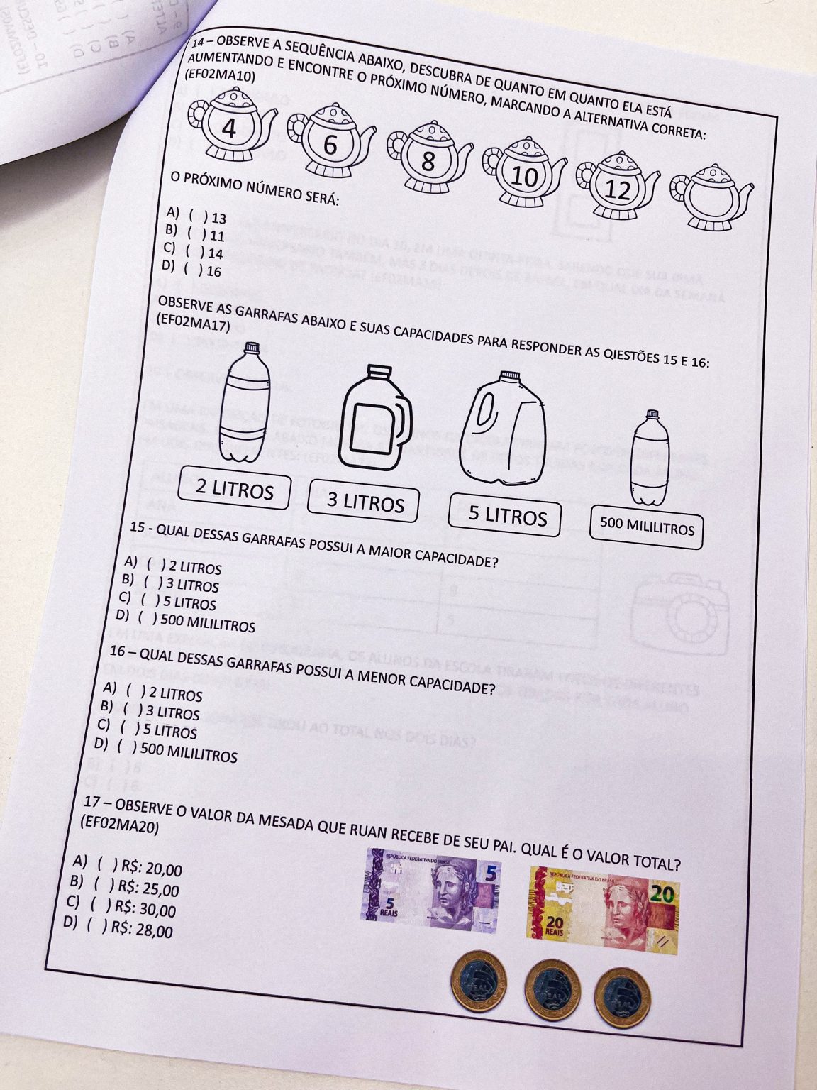 Simulado 2º ano 2024 – com gabarito. – Professora Nayarah