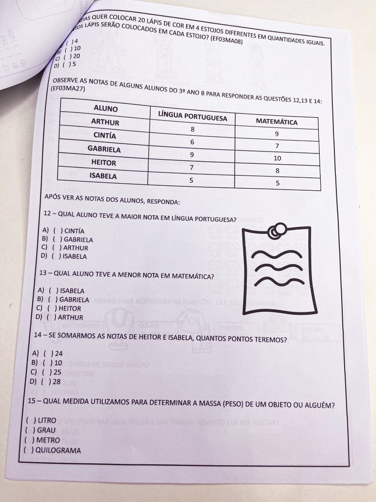 Simulado 3º ano – 2024 – com gabarito. – Professora Nayarah